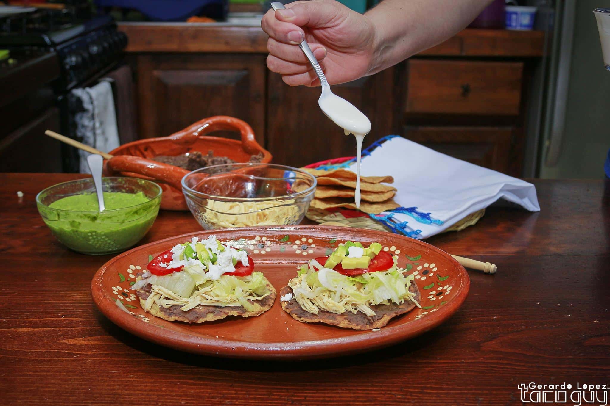 Chicken Tostadas - Gerardo Lopez