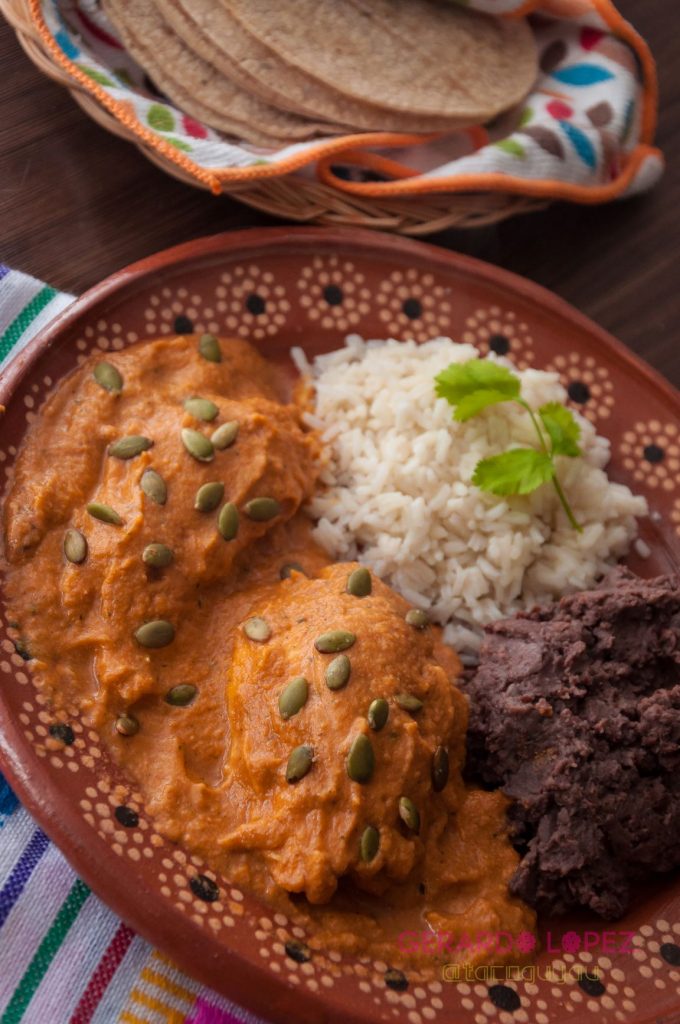 Chicken in 'Pipian' Pumpkin Salsa - Gerardo Lopez