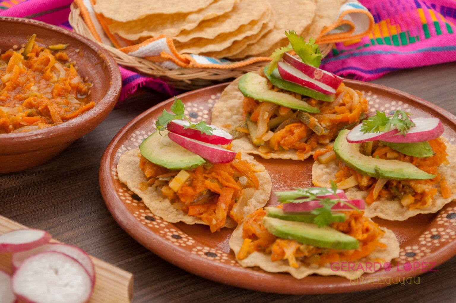 Vegan Tinga Tostadas - Gerardo Lopez