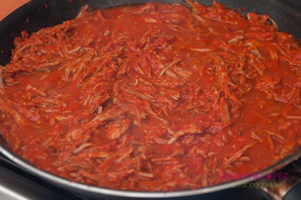 Guajillo shredded beef tacos - Gerardo Lopez